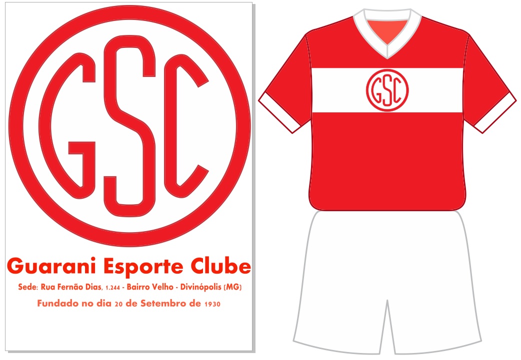 Guarani Esporte Clube – Divinópolis (MG): Primeiro Escudo | História do ...
