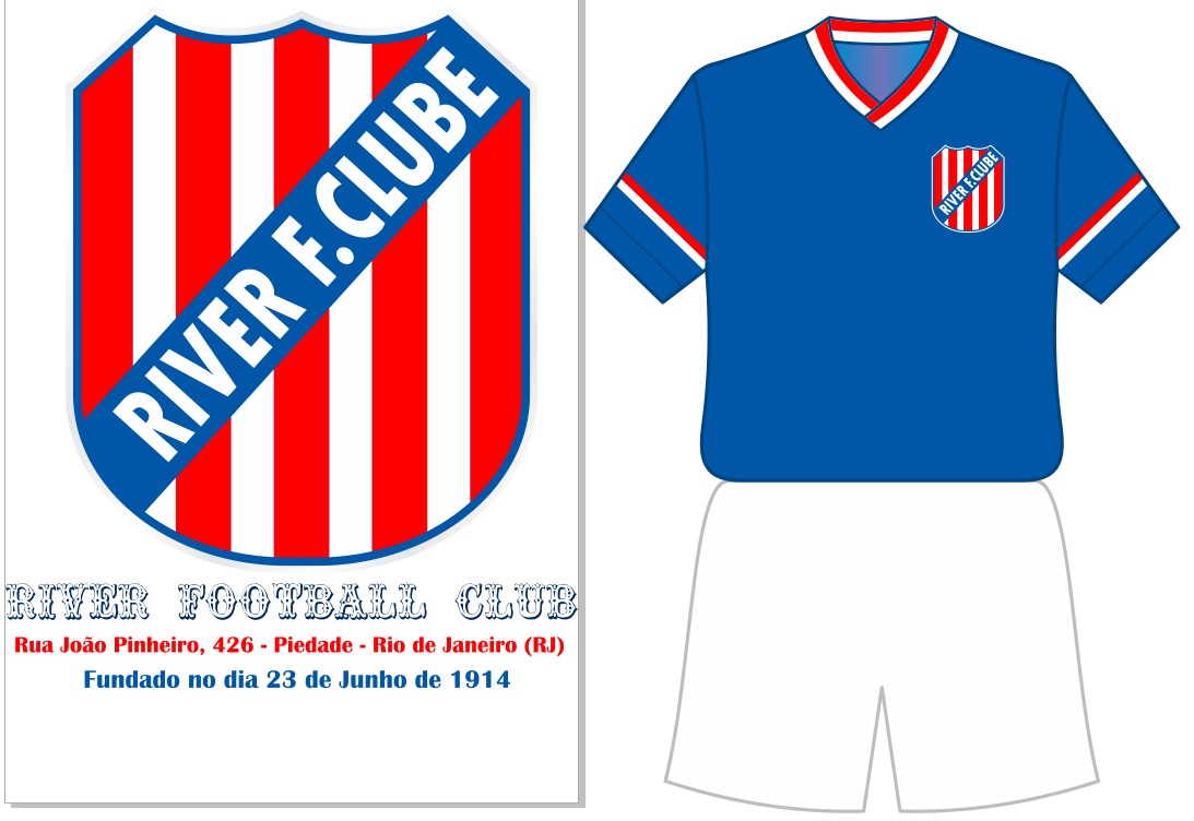 River Football Club – Rio de Janeiro (RJ): Modelo de escudo de 1949 ...