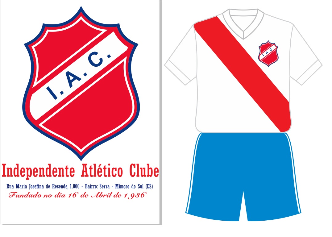 Independente Atlético Clube – Mimoso do Sul (ES): Escudo e uniforme de ...