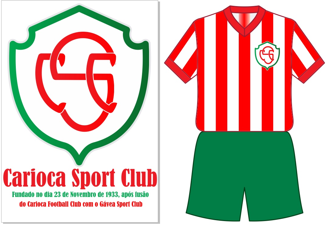 Carioca Esporte Clube – Rio de Janeiro (RJ): Escudo diferente de 1939 ...