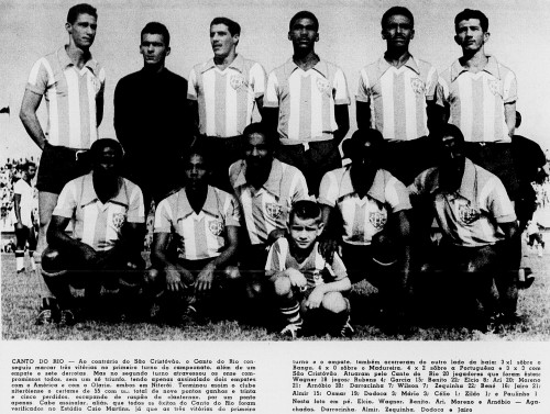 Foto Rara, de 1955: Canto do Rio Football Club – Niterói (RJ ...
