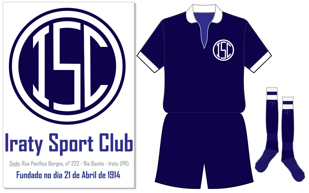 Foto Rara, de 1960: Iraty Sport Club – Irati (PR) | História do Futebol