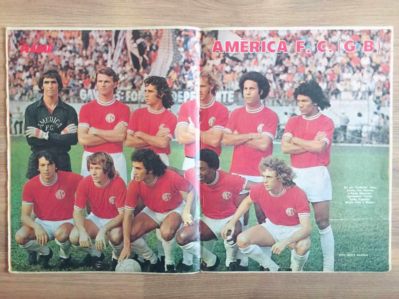 Poster de 1973: America Football Club – Rio de Janeiro (RJ) | História ...