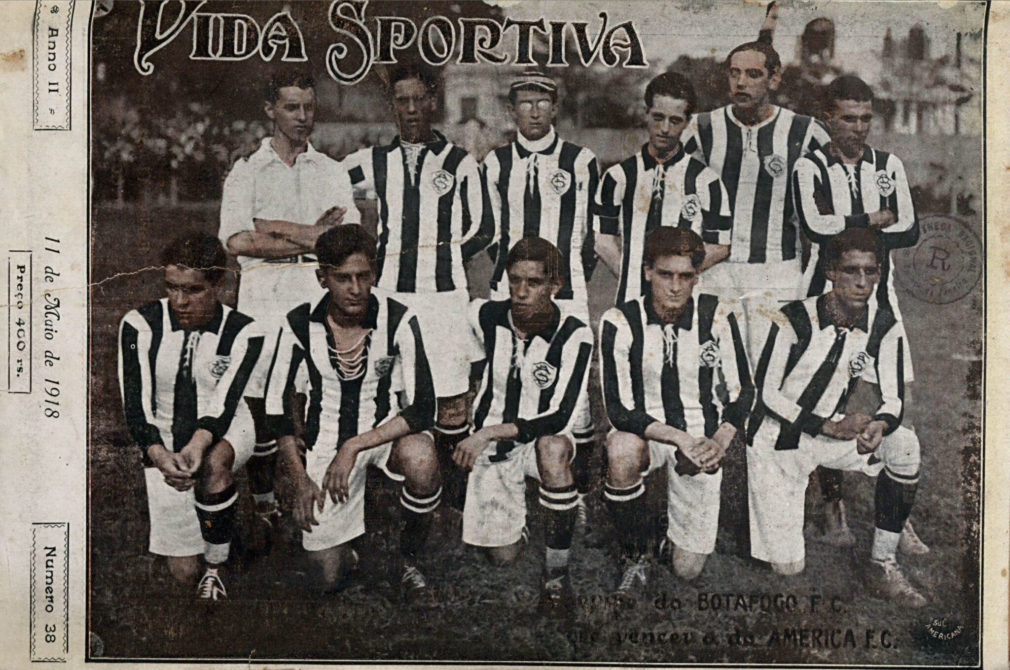 Foto rara, de 1918: Botafogo Football Club – Rio de Janeiro (RJ ...