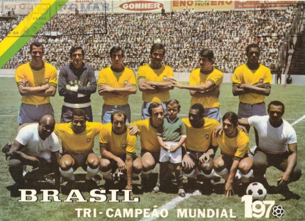 Fotos posadas da Seleção Brasileira: Final da Copa do Mundo de 1970 ...